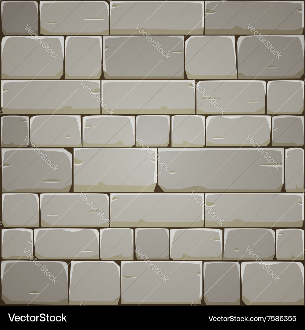 Stone block wall Royalty Free Vector Image - VectorStock