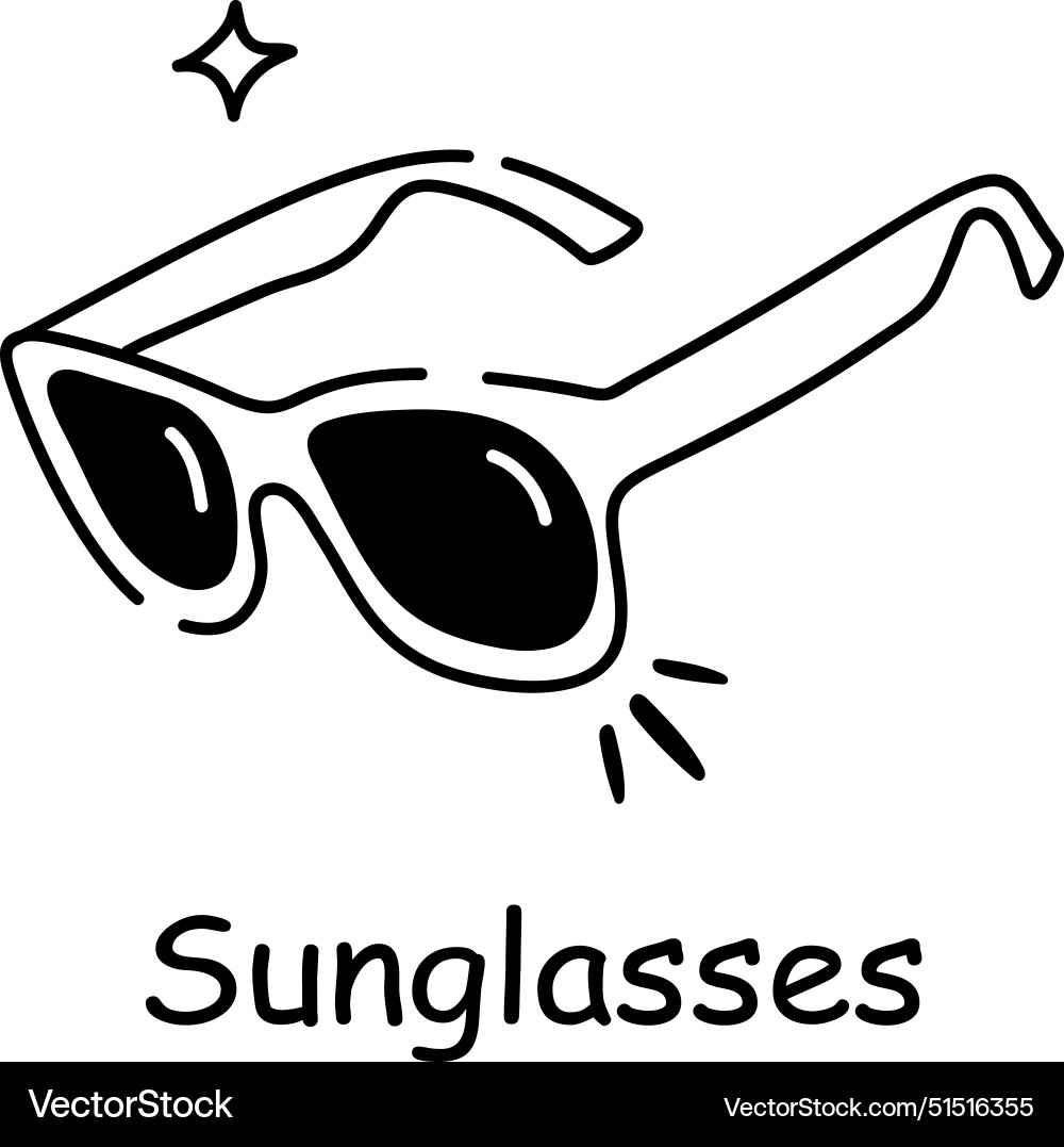 Sunglasses Royalty Free Vector Image - VectorStock
