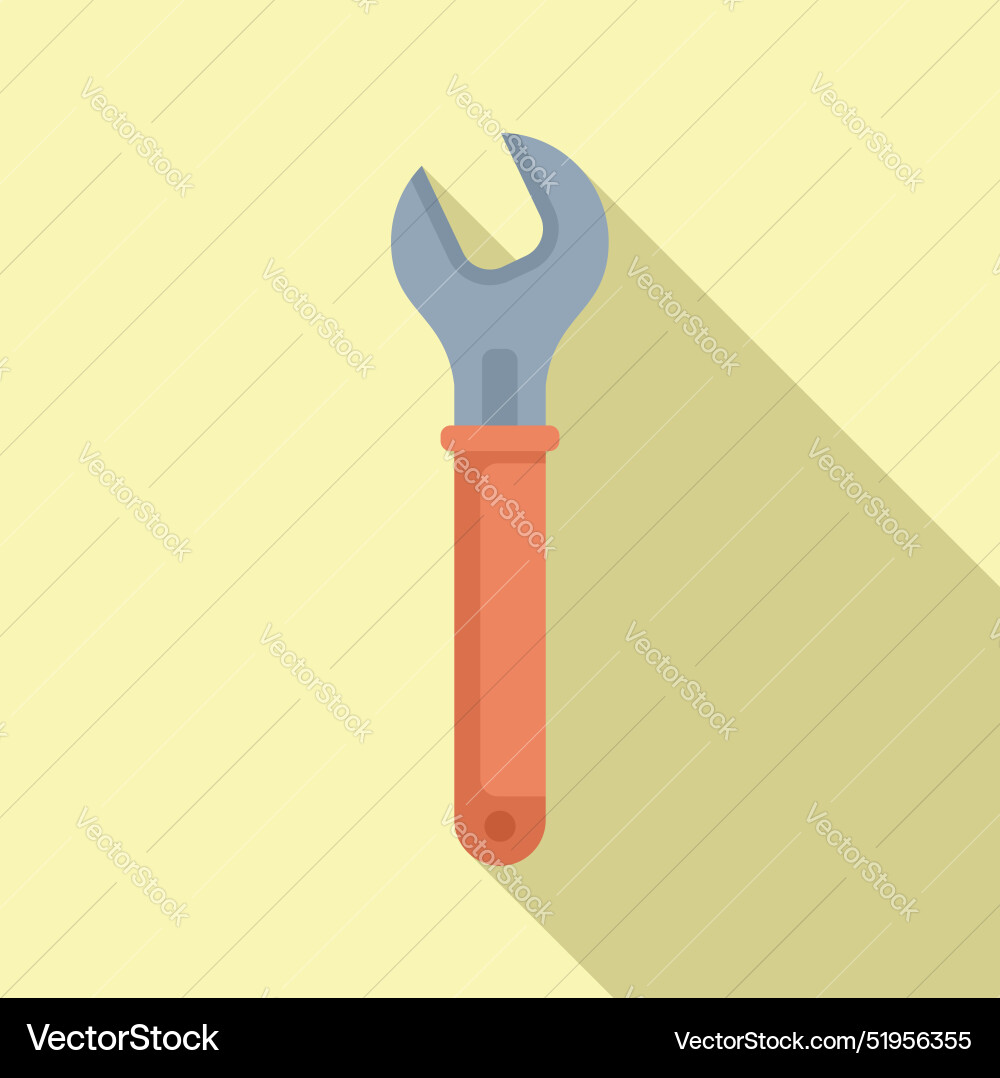 Wrench tool fixing repairing equipment Royalty Free Vector