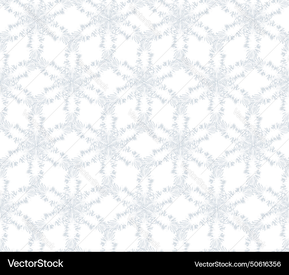 Abstract winter snow arabesque seamless pattern Vector Image