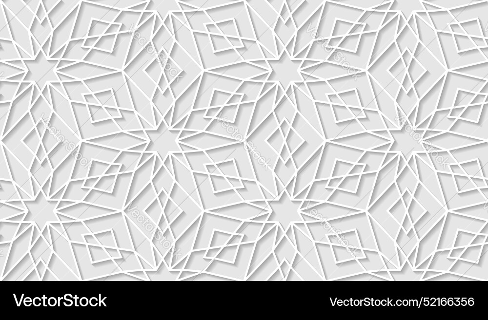 Arabic seamless pattern with classic islamic Vector Image