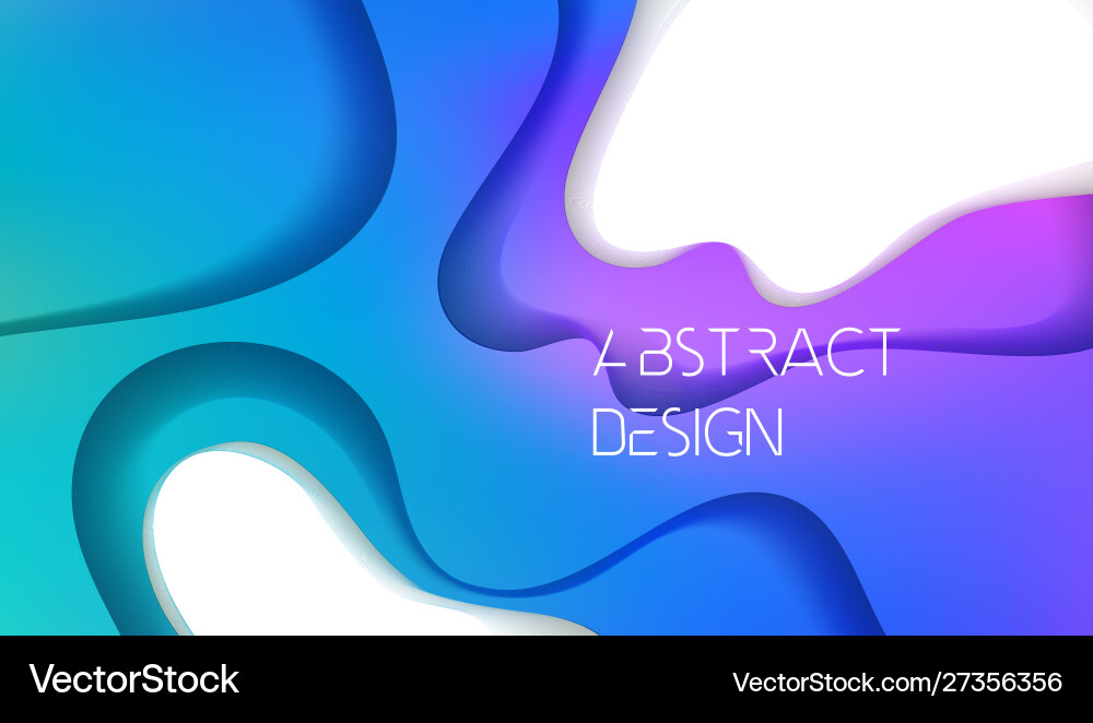 Moving colorful abstract background dynamic Vector Image