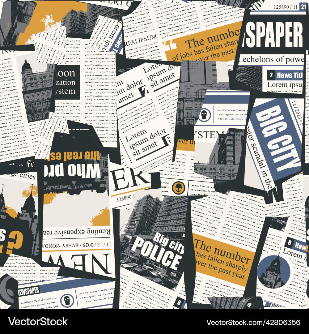 Newspaper Collage News Paper Collage Politics Hi Res Stock Photography