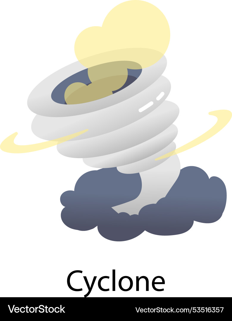 Cyclone Royalty Free Vector Image - VectorStock