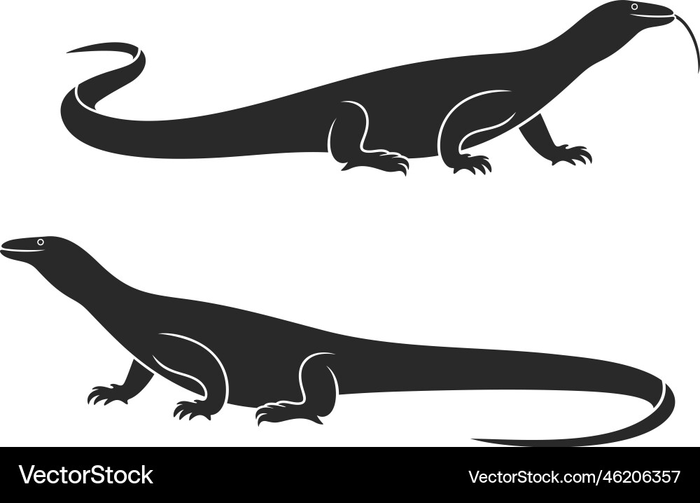 Monitor lizard Royalty Free Vector Image - VectorStock