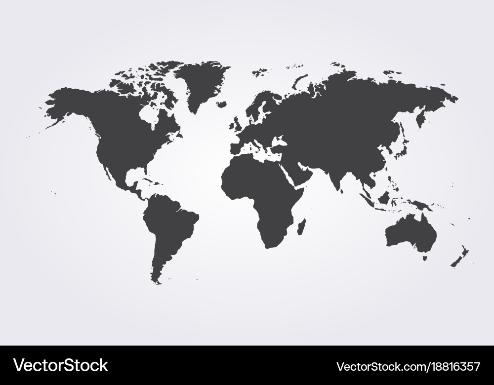 World map globe template for website Royalty Free Vector