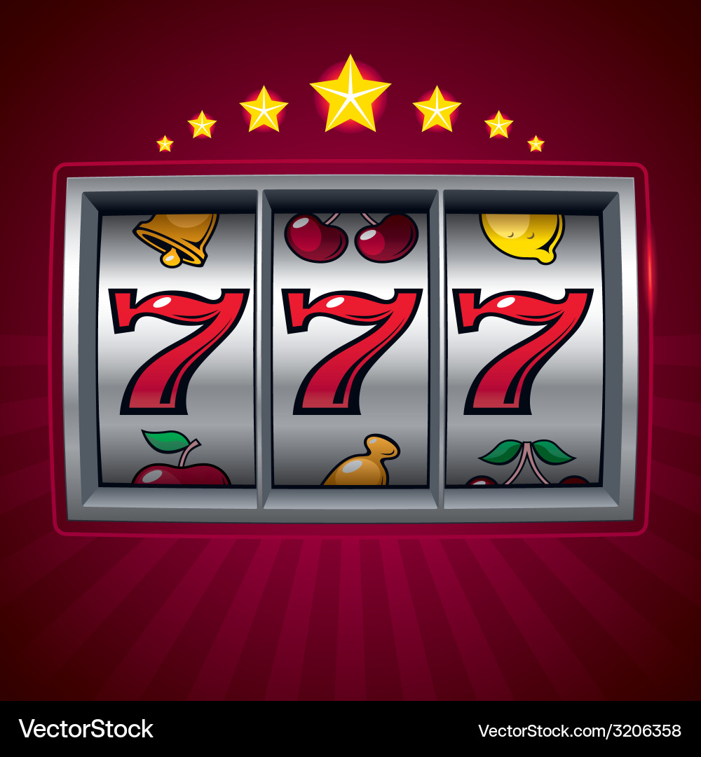 Slot machine Royalty Free Vector Image - VectorStock