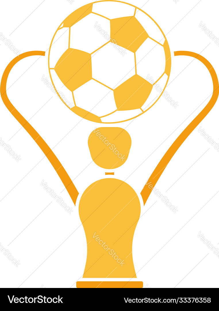 Soccer cup icon Royalty Free Vector Image - VectorStock