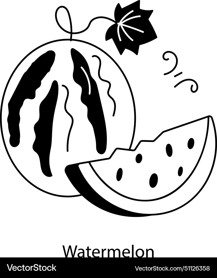 Watermelon Royalty Free Vector Image - VectorStock