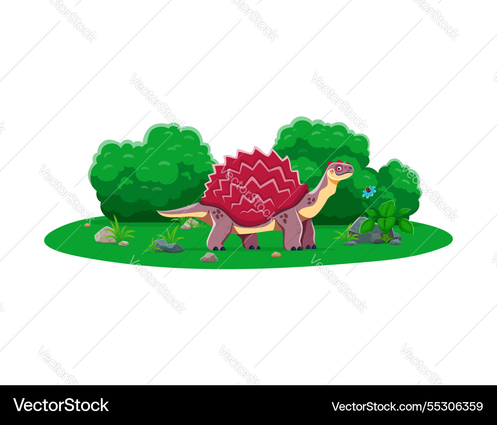 Carbonemys giant prehistoric turtle dinosaur Vector Image