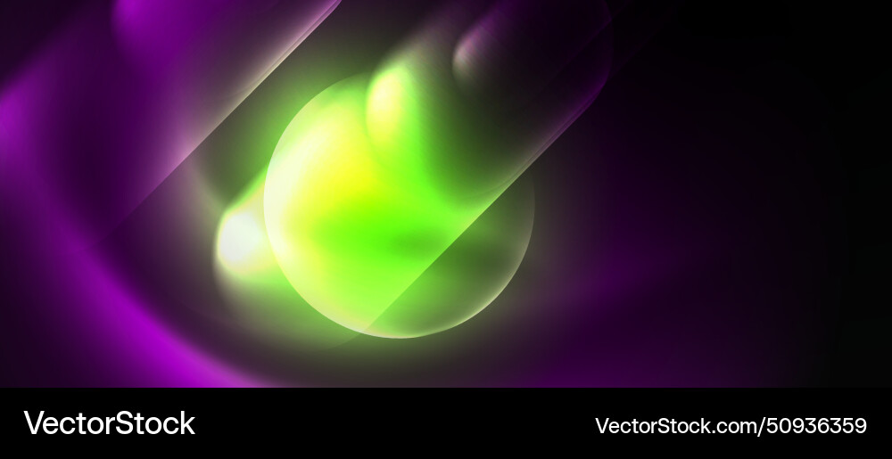Shiny color neon glowing design Royalty Free Vector Image