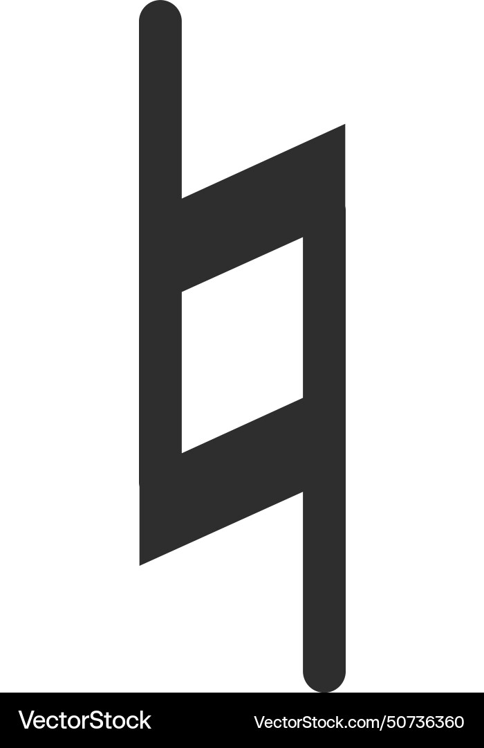 Natural tone note symbol music black icon Vector Image
