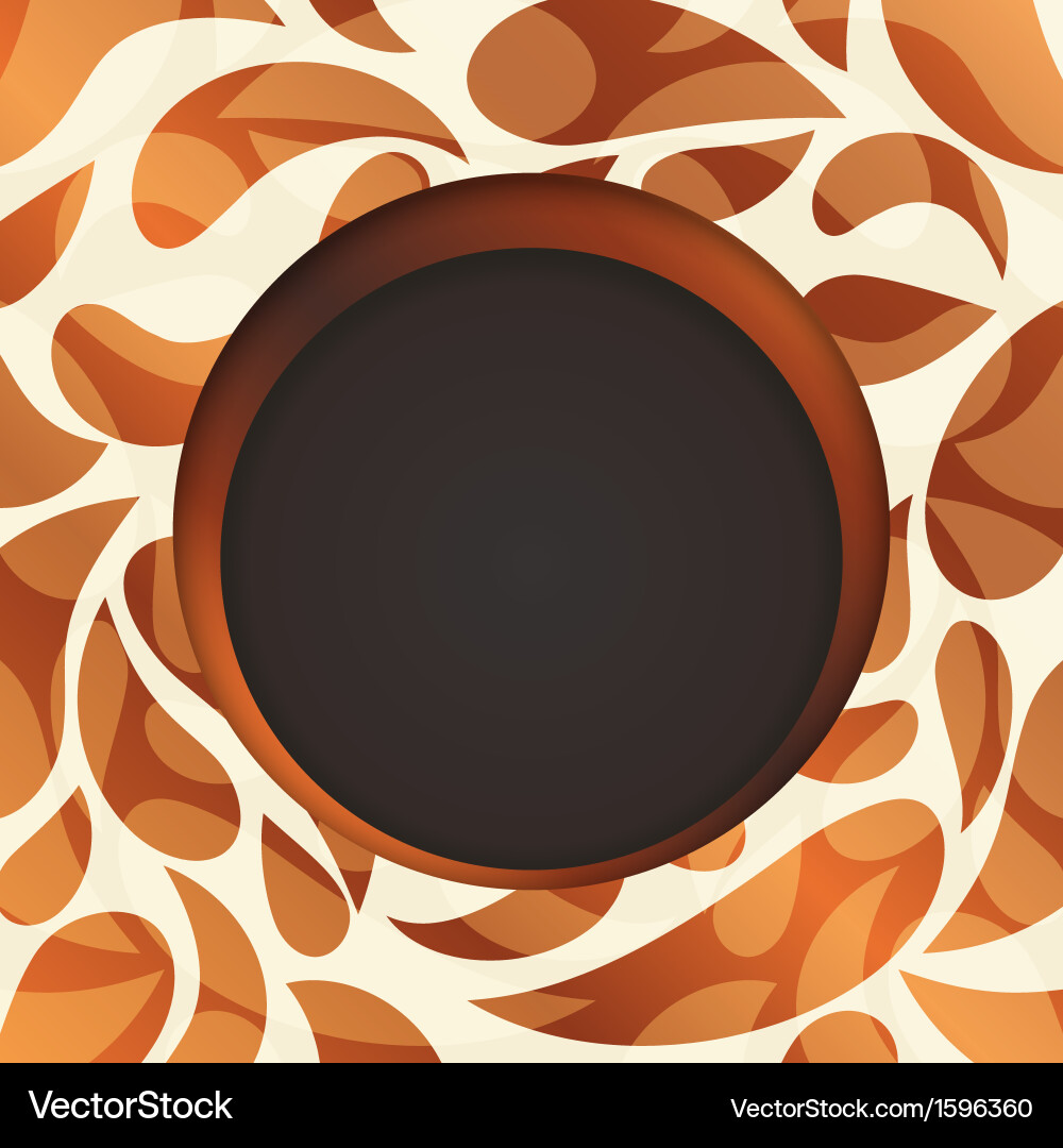 Round frame multicolored abstract background Vector Image