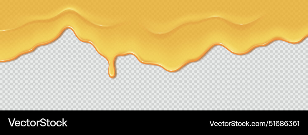 Flowing liquid yellow machine or sunflower oil Vector Image