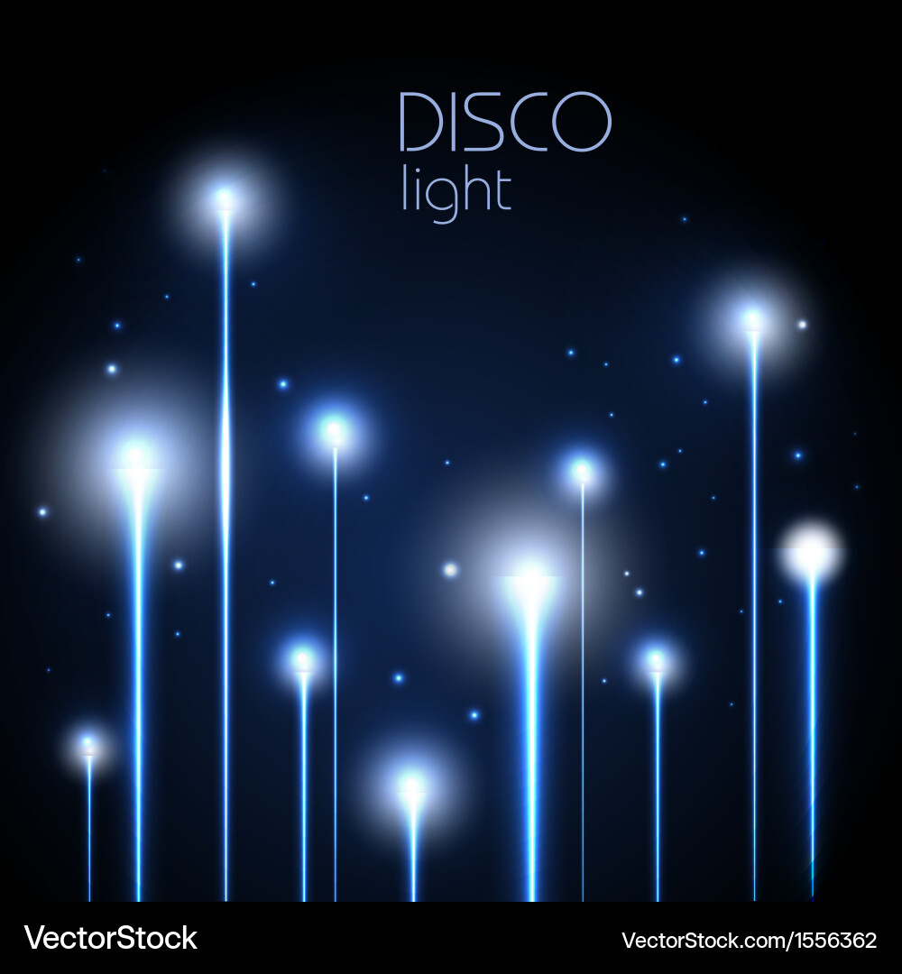 Abstract neon disco background Royalty Free Vector Image