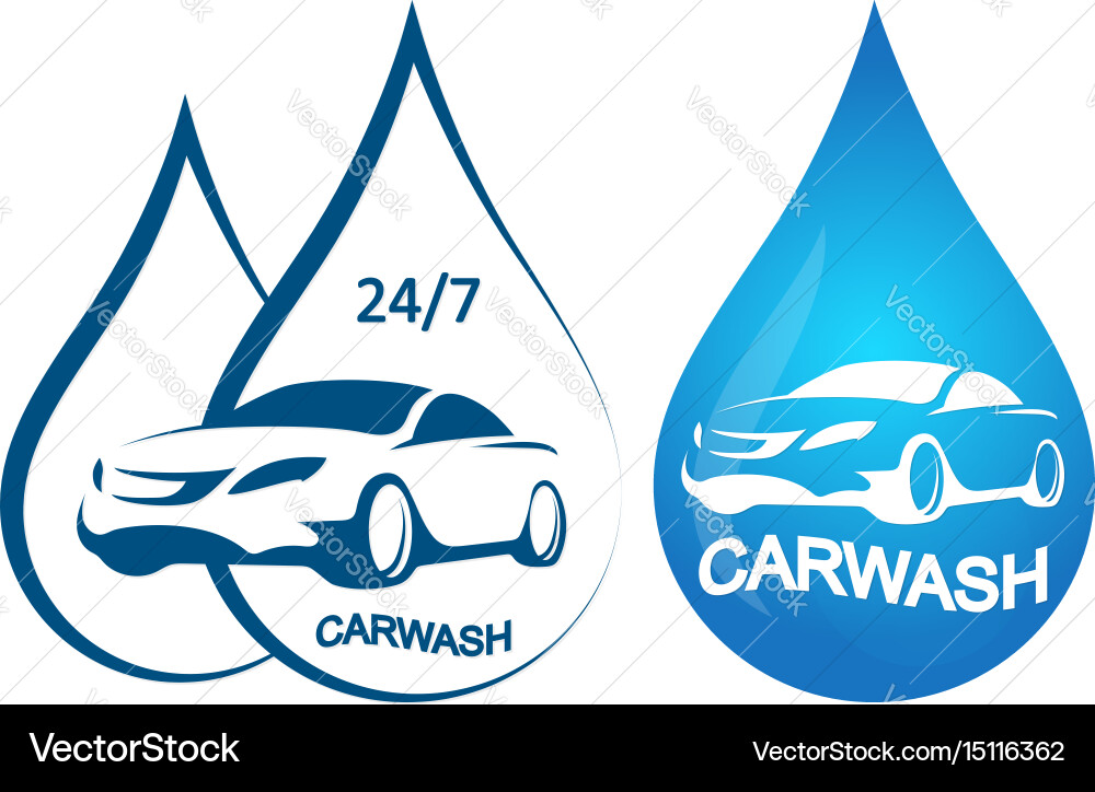 Car Wash Symbol Collection – Royalty-Free Vector | VectorStock