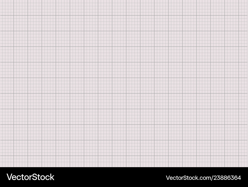 Graph paper millimeter template marking grid Vector Image