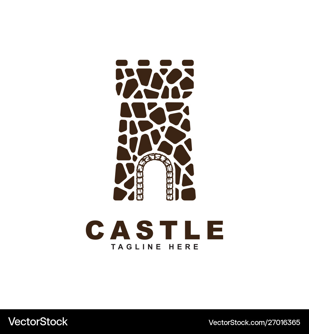 Castle logo Royalty Free Vector Image - VectorStock