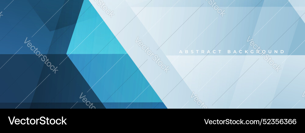 Blue and white business presentation creative Vector Image