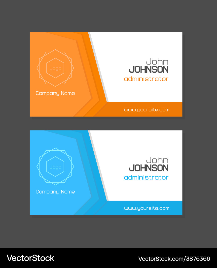 Business card Royalty Free Vector Image - VectorStock