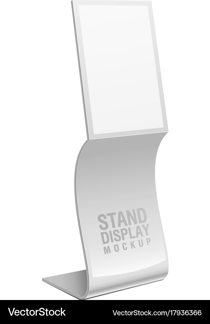 Display rack shelves for supermarket Royalty Free Vector