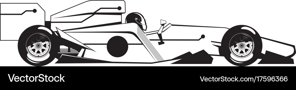 Formula car Royalty Free Vector Image - VectorStock