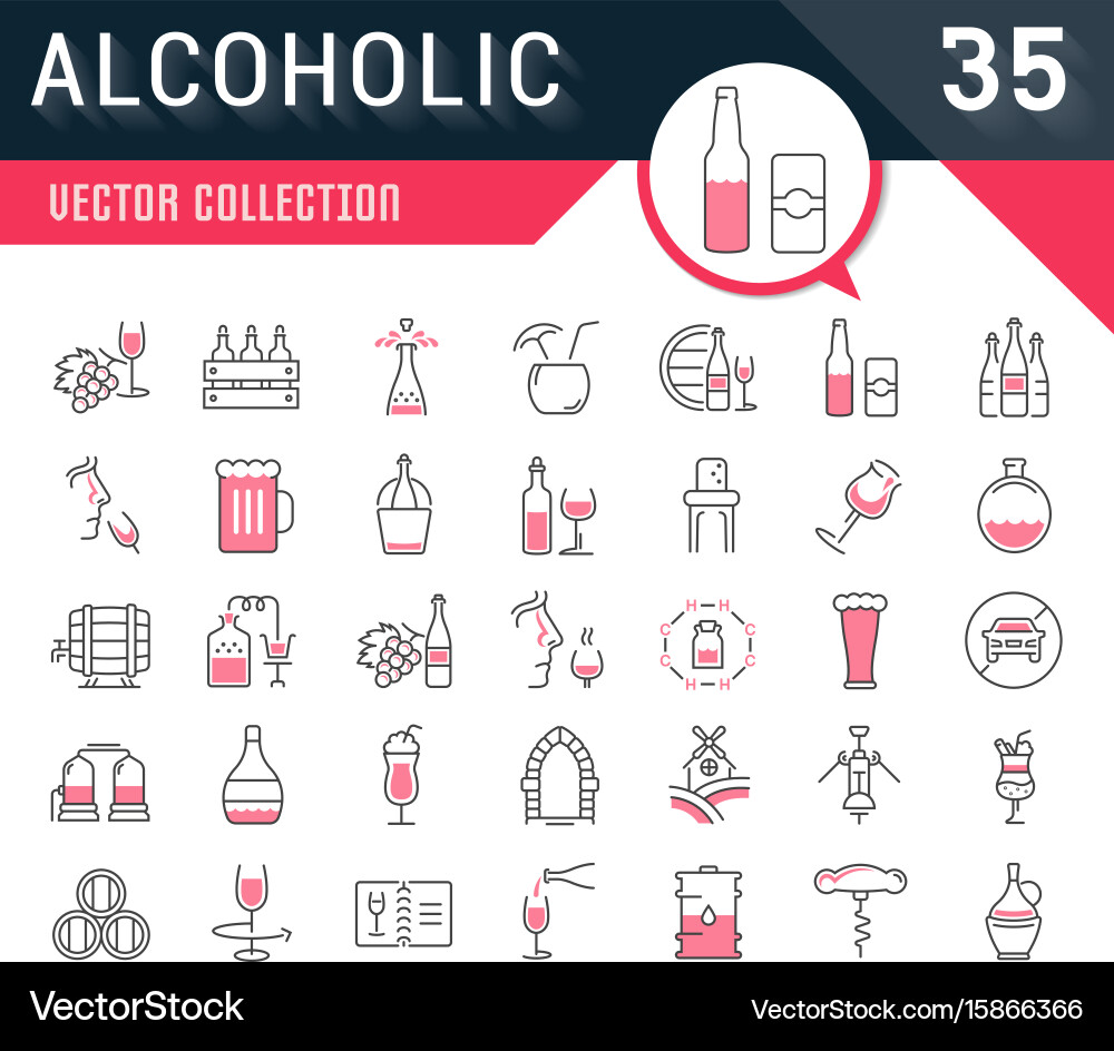 Set flat line icons Royalty Free Vector Image - VectorStock
