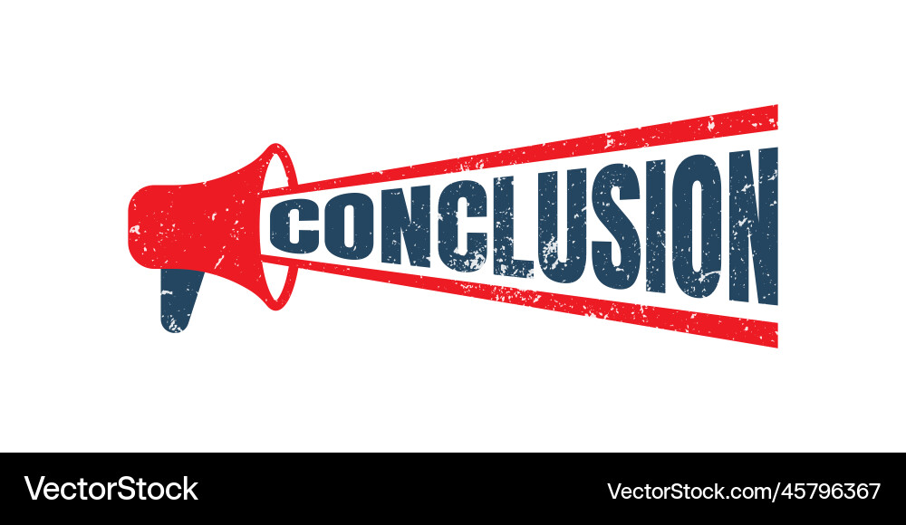 Summary and Conclusion Vector Images (over 840)