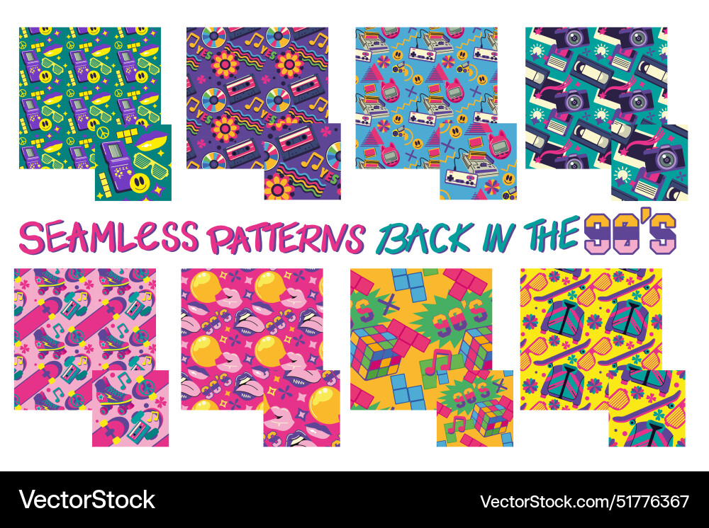 Pattern fun party shape different colorful kids Vector Image