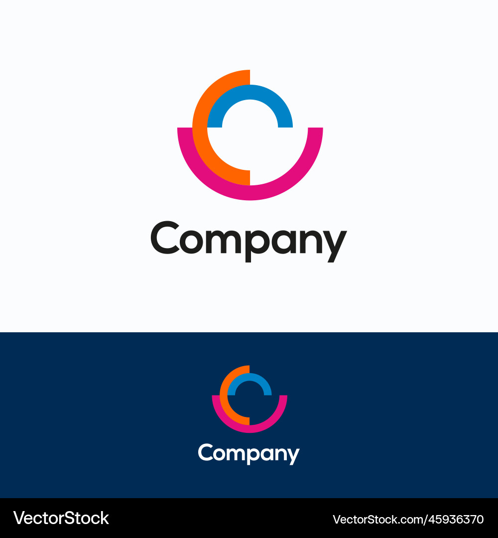 Company logo Royalty Free Vector Image - VectorStock