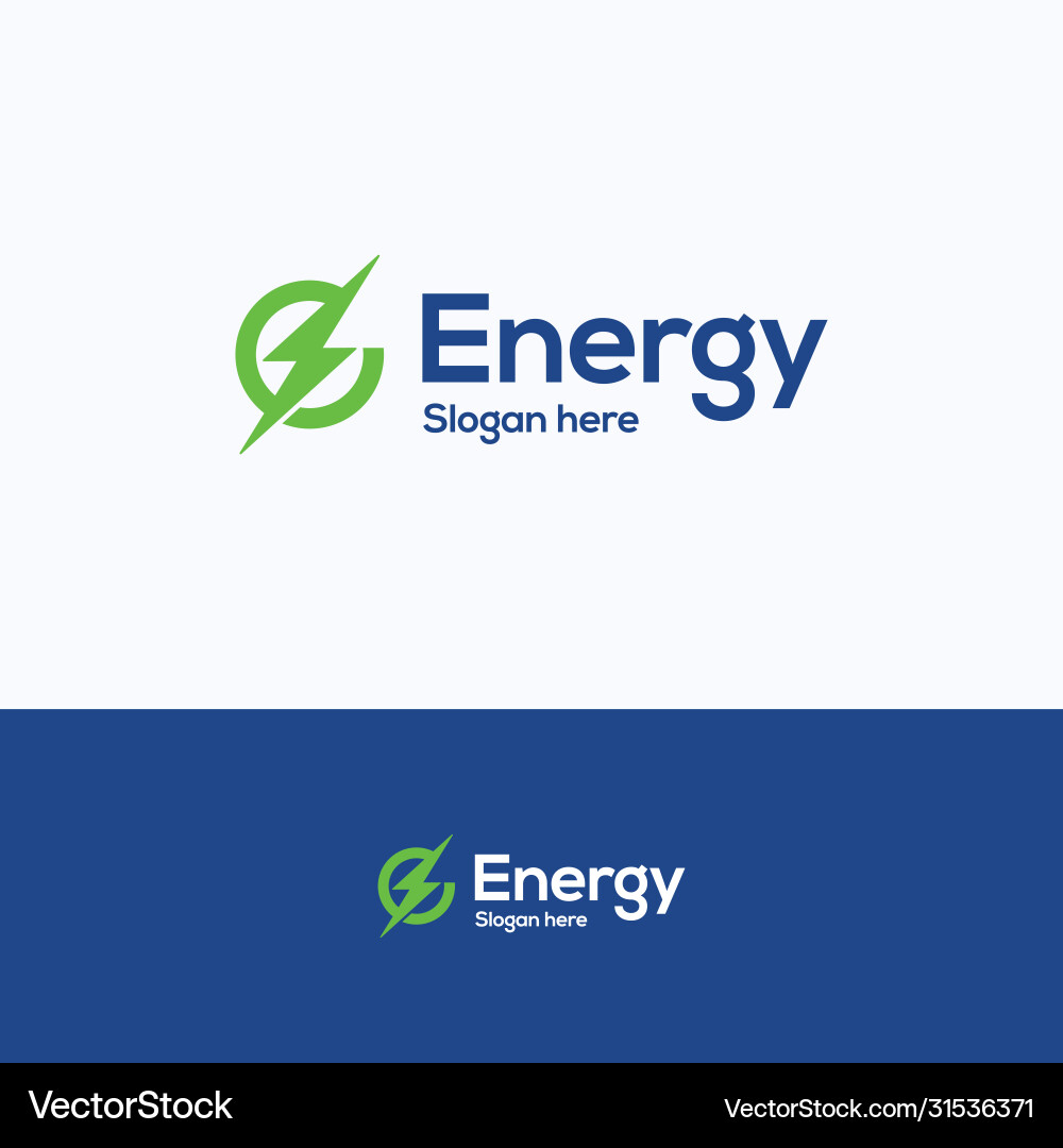 Energy logo Royalty Free Vector Image - VectorStock