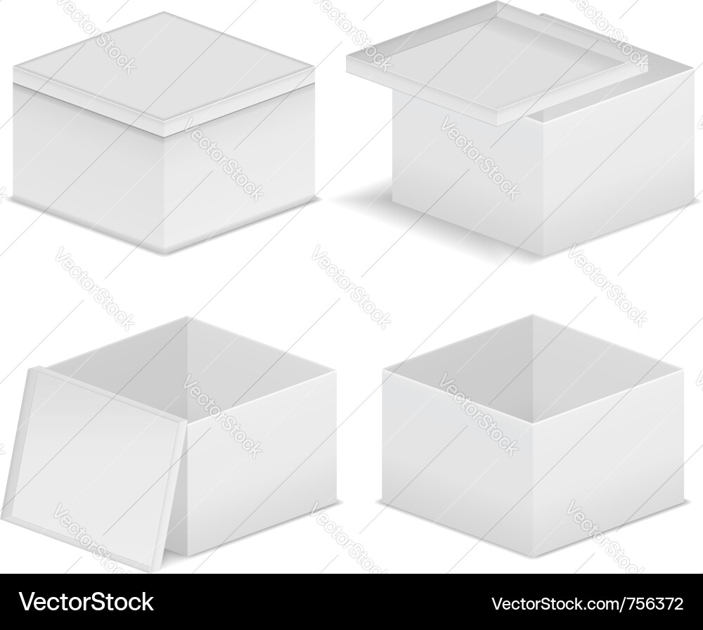 Cardboard box Royalty Free Vector Image - VectorStock