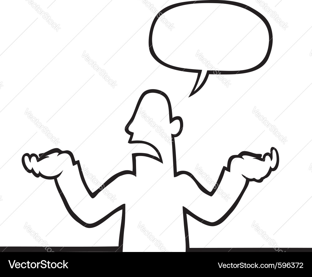 Shrug Silhouette Vector Images (61)