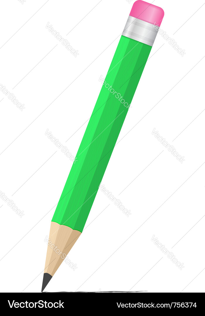 Pencil Royalty Free Vector Image - VectorStock