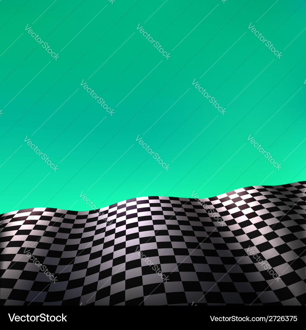 Checkered flag Royalty Free Vector Image - VectorStock