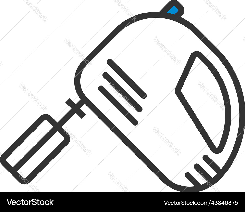Kitchen hand mixer icon Royalty Free Vector Image