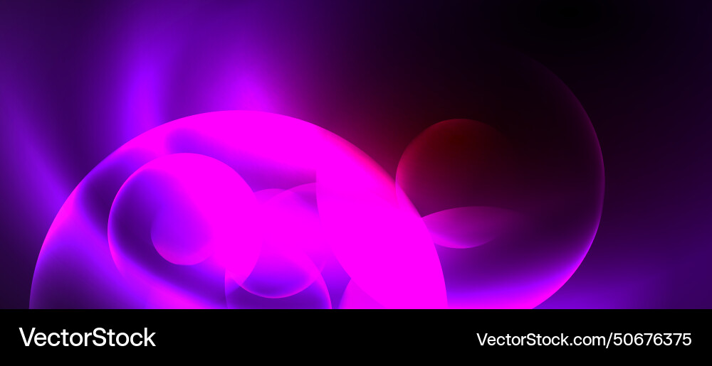 Neon magic light design Royalty Free Vector Image