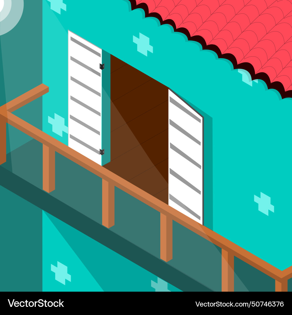 Balcony Royalty Free Vector Image - VectorStock