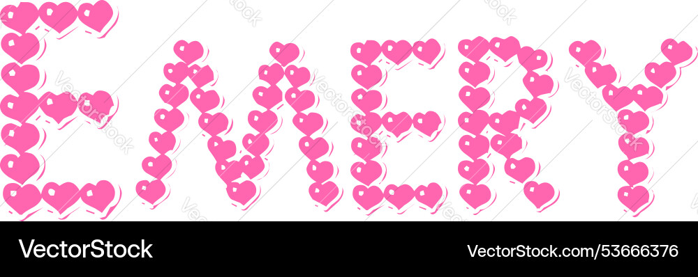 Emery Royalty Free Vector Image - VectorStock
