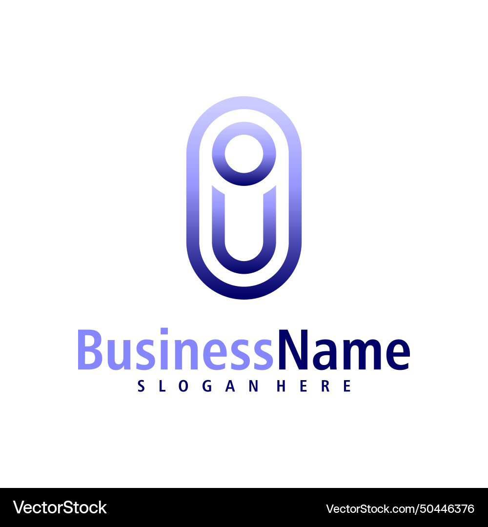 People with letter i logo design creative Vector Image
