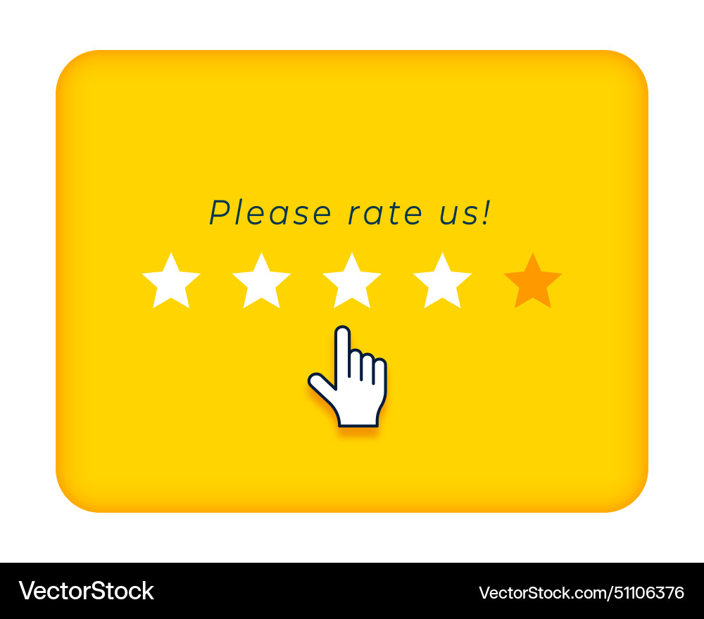 Please rate us communication background Royalty Free Vector