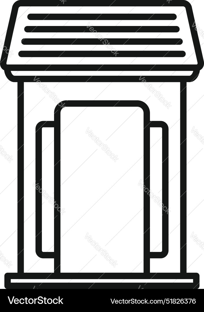 Transformer vault providing power distribution Vector Image