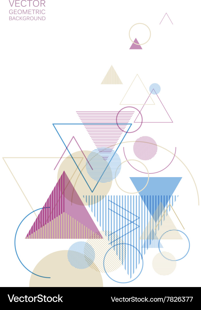 Modern Geometric Background Royalty Free Vector Image