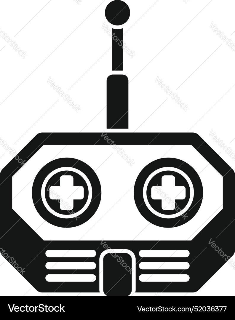 Remote control toy with antenna for playing games Vector Image