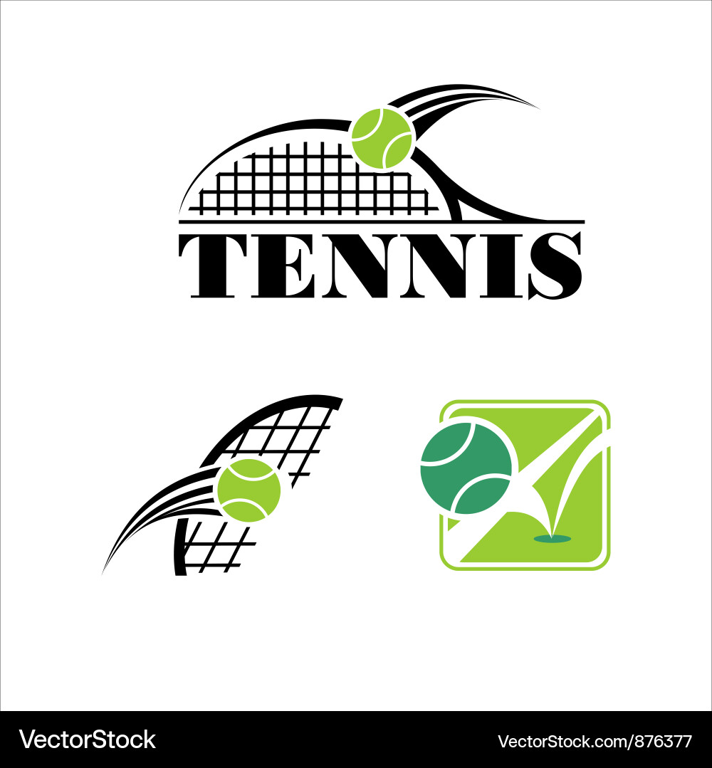 Tennis symbol Royalty Free Vector Image - VectorStock