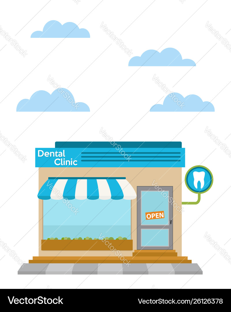 Medizinische Klinik Lizenzfreies Vektorbild - VectorStock
