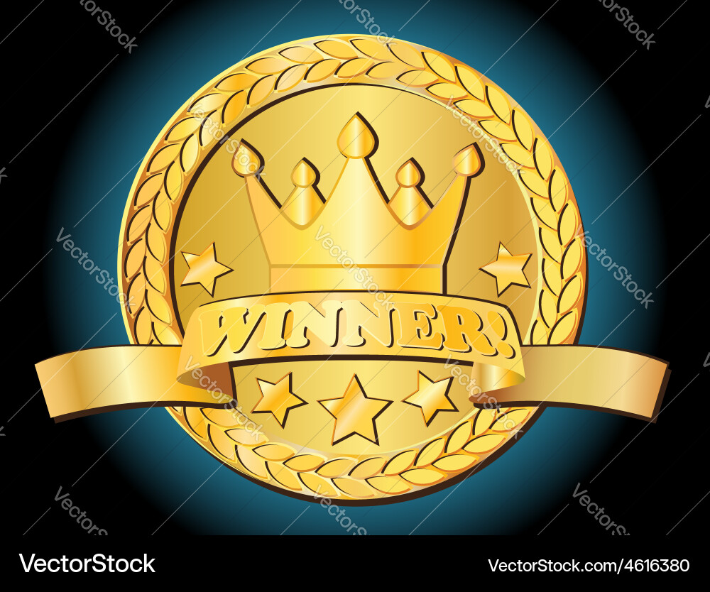 Gold award Royalty Free Vector Image - VectorStock