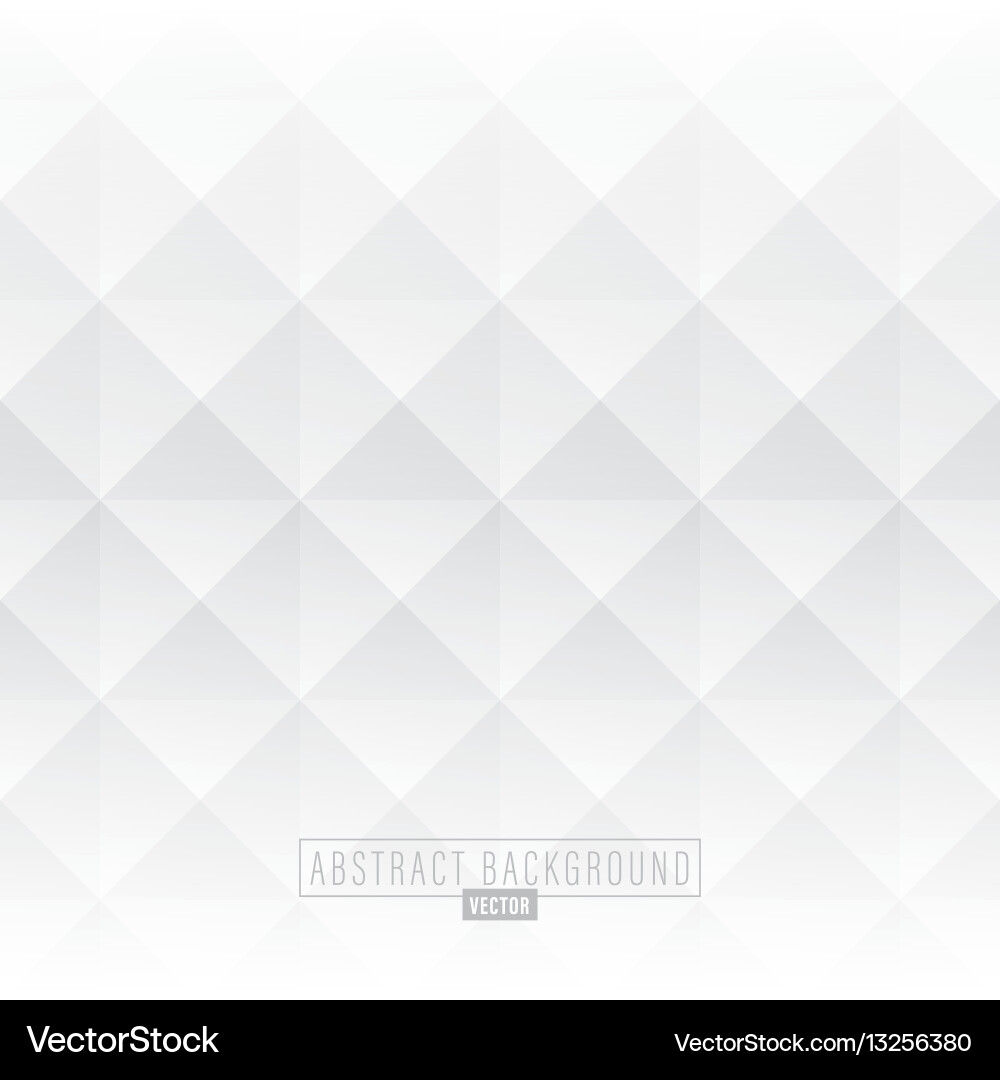 White Geometric Diamond Background Royalty Free Vector Image