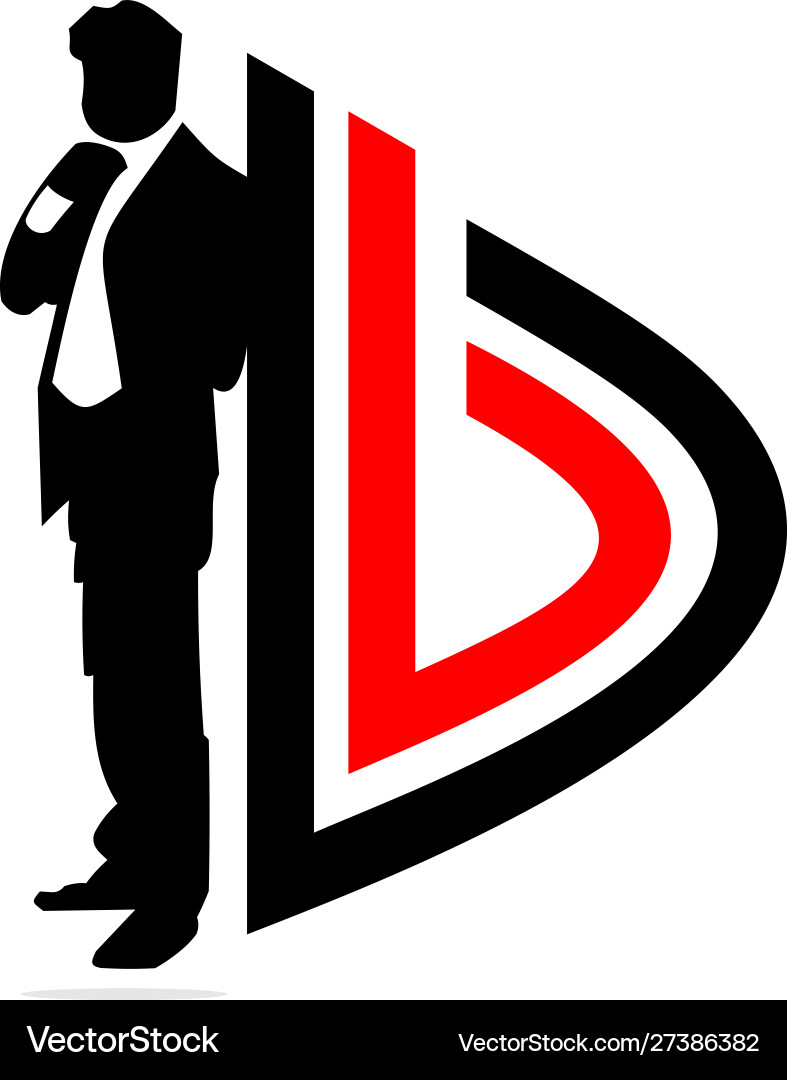 Big boss or bb logo icon Royalty Free Vector Image