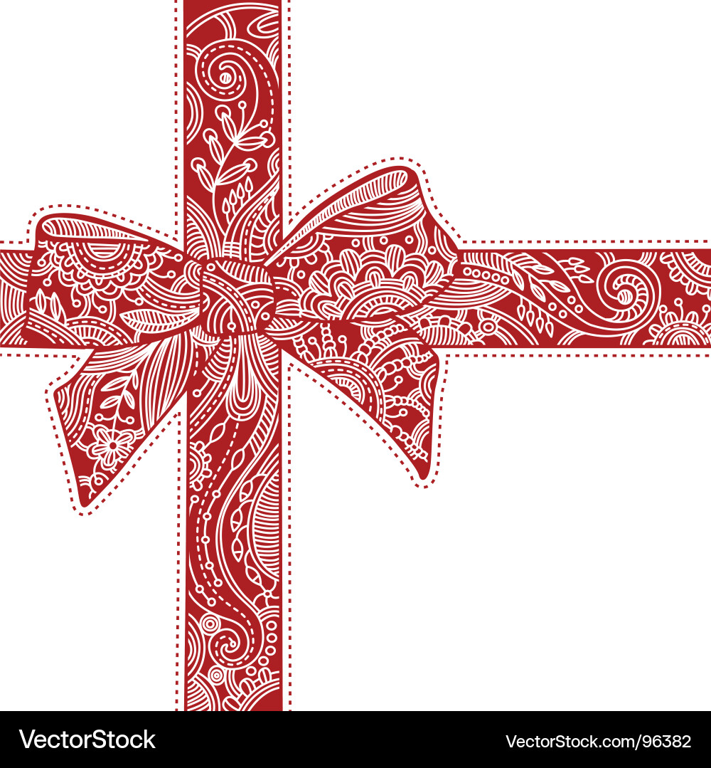 Bow Royalty Free Vector Image - VectorStock